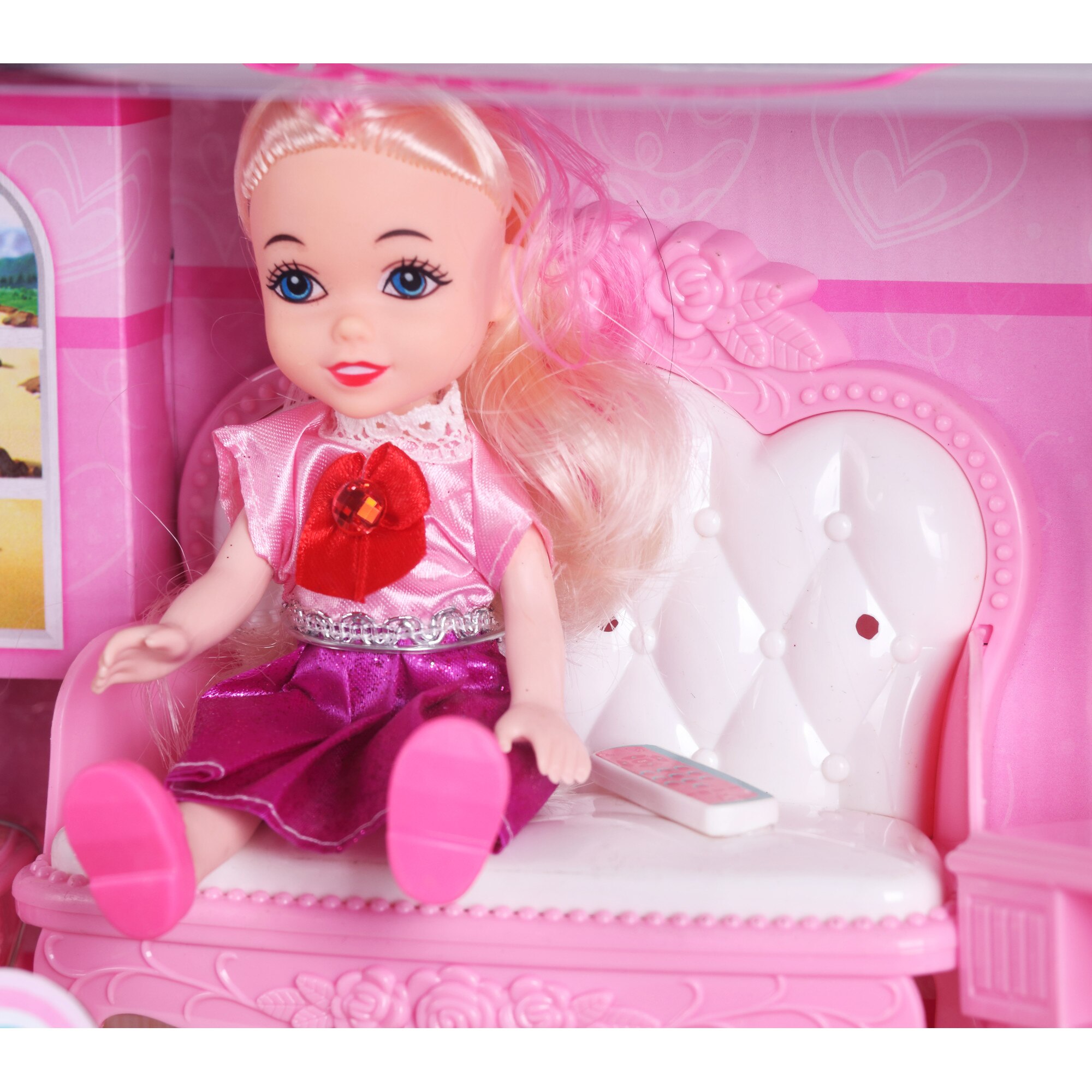 Mini papusa Loving home, Roz - eMAG.ro