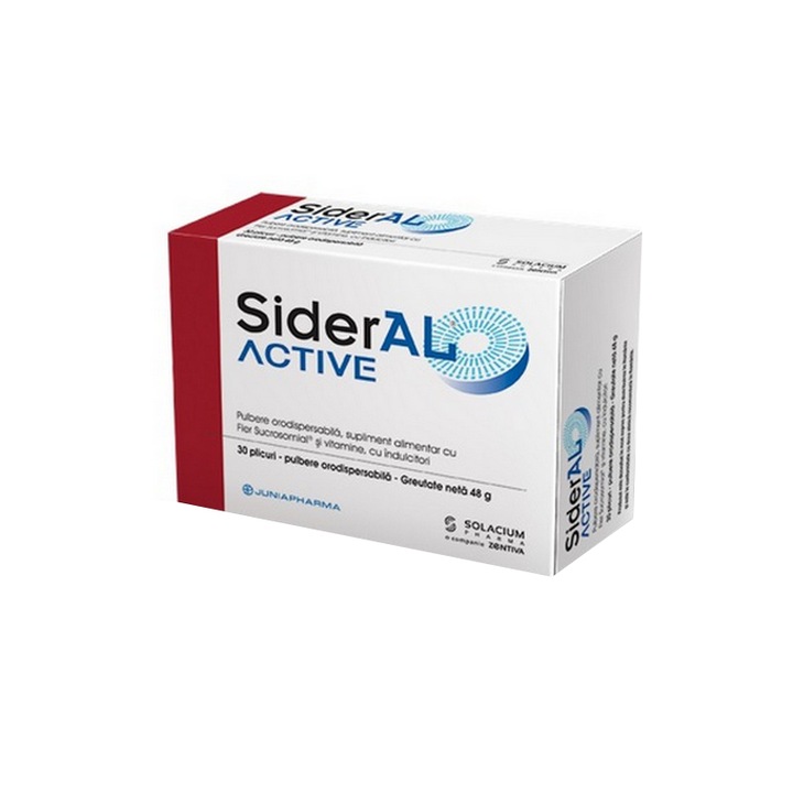 SiderAL ACTIVE, 30 plicuri, Solacium Pharma - eMAG.ro