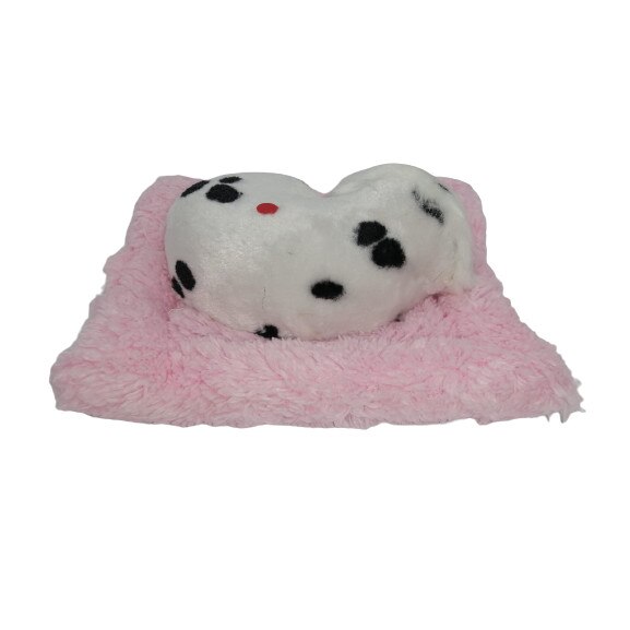 Catel interactiv, Dalmatian somnoros care doarme pe un patut roz, +3 ...