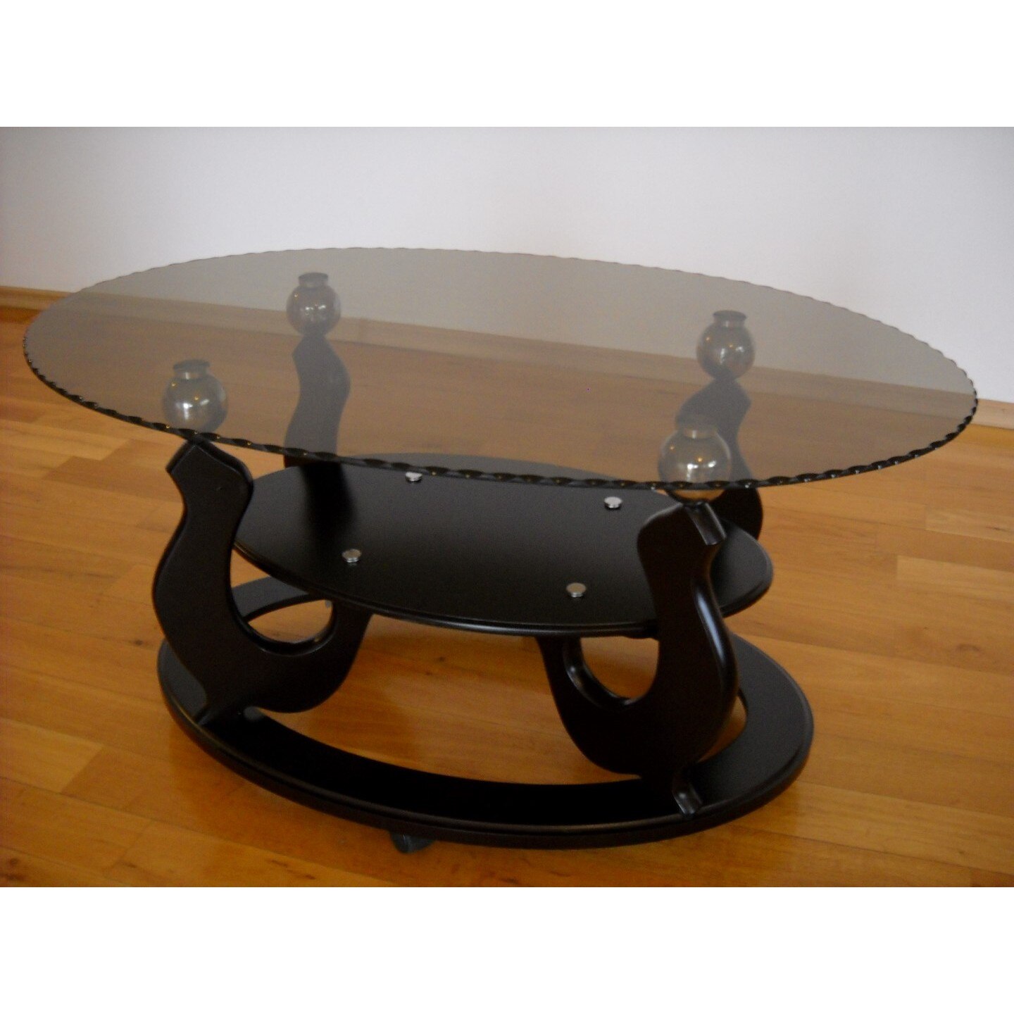 Masuta cafea - living MDF cu role 6098 - eMAG.ro