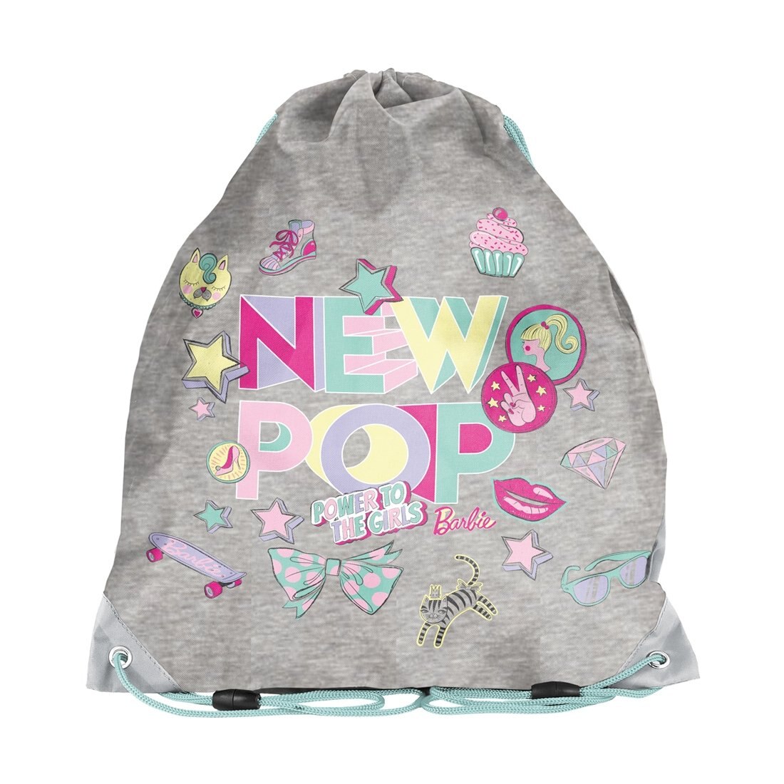 Set rucsac scoala barbie, penar, geanta pliabila incaltaminte ...