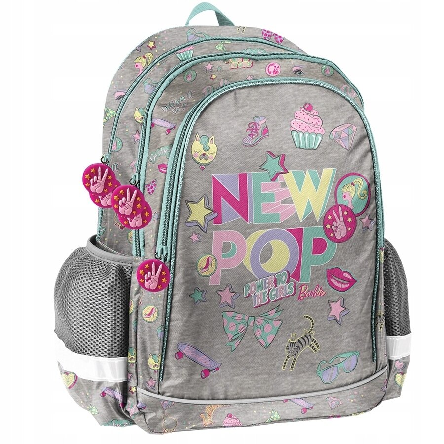 Set rucsac scoala barbie, penar, geanta pliabila incaltaminte ...