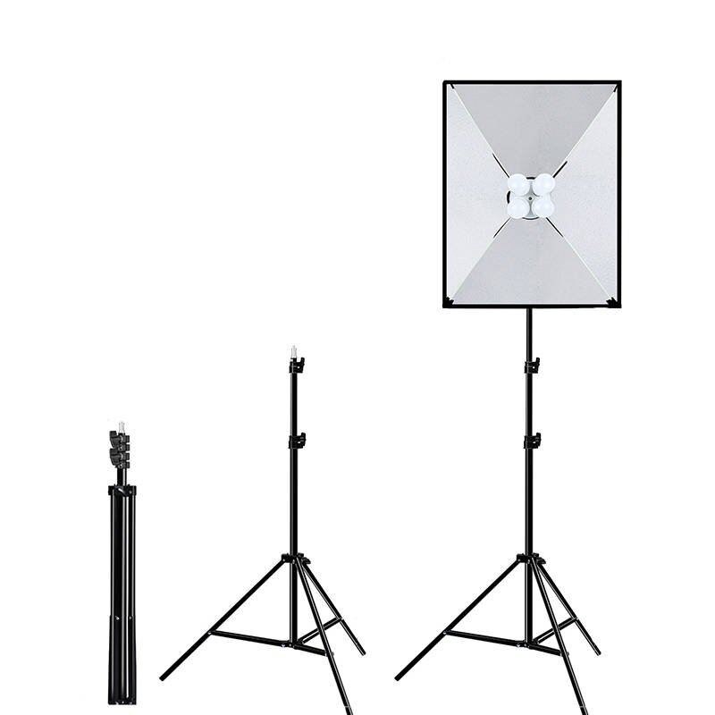 Trepied cu iluminare Softbox PU5071EU Puluz, 4 LED-uri, 20W, 5700K ...
