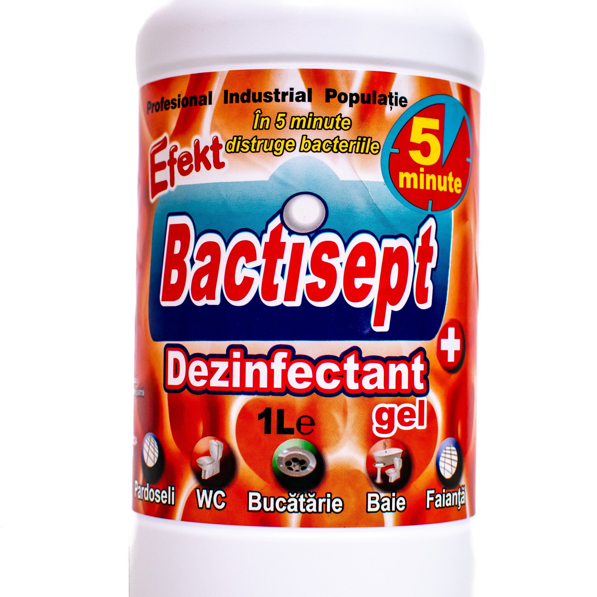 Dezinfectant Concentrat, Efekt Bactisept, 1L - eMAG.ro