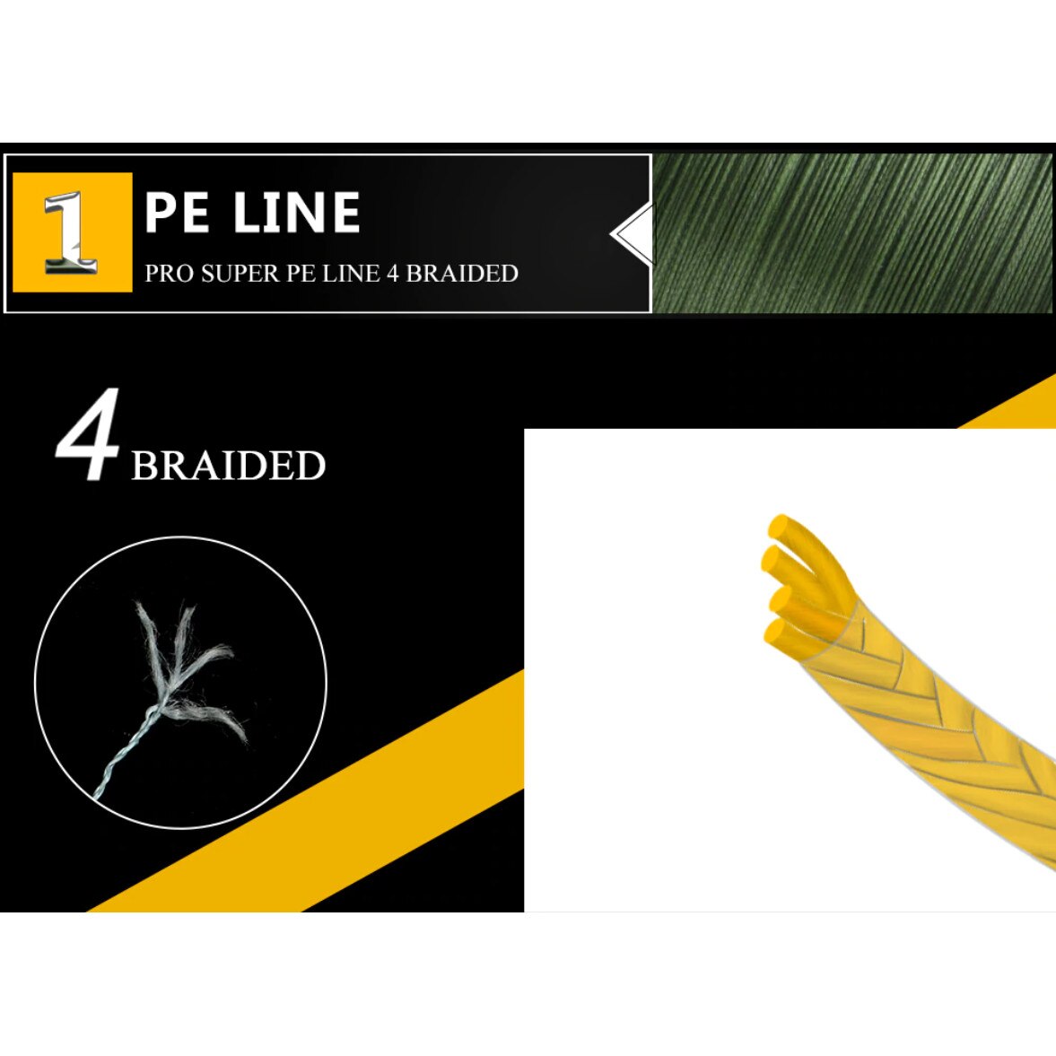 Влакно CRT FTK Super Line, Текстилно, Плетено, 4-нишково, 0,20 мм, 114 ...