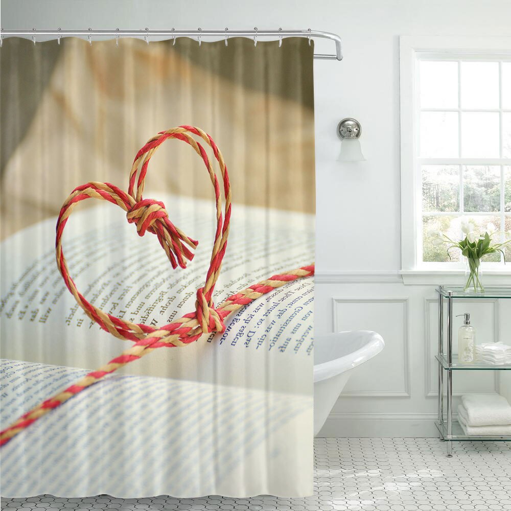 Perdea Dus, Cada pentru Baie Art Star, Carte legata cu un fir de ...