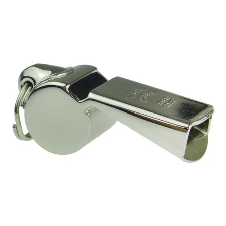 Fluier arbitru metal Acme Thunderer 63, 130 dBA, Argintiu - eMAG.ro