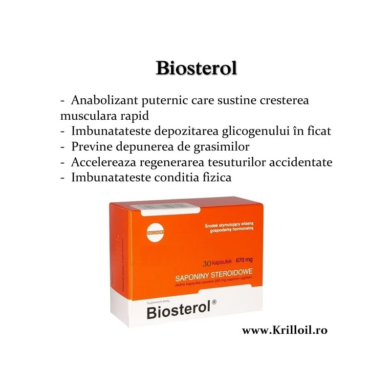 Megabol Biosterol 750 mg 30 kapszula, szaponinok + fitoszterolok - eMAG.hu