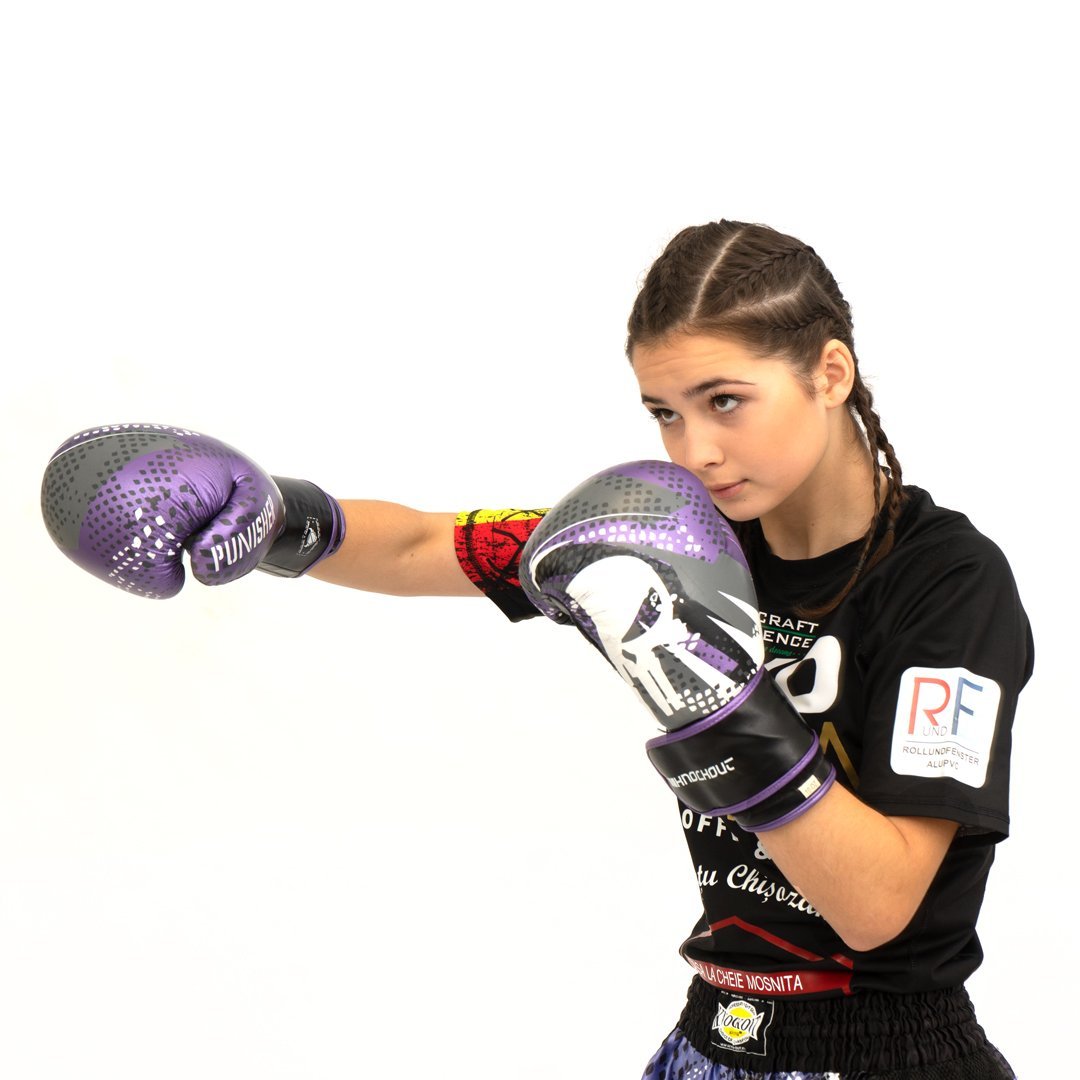 Manusi Box Knockout Punisher Copii - 4OZ - - eMAG.ro