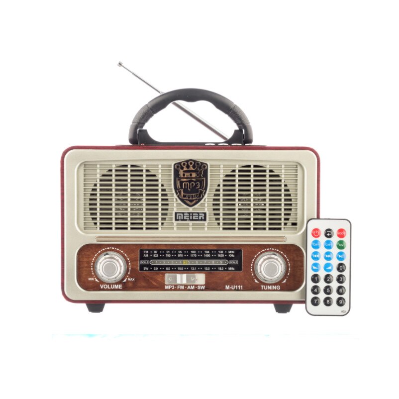 Radio Portabil, Bluetooth, FM/AM/SW, USB, TF Card, Aux, Telecomanda ...