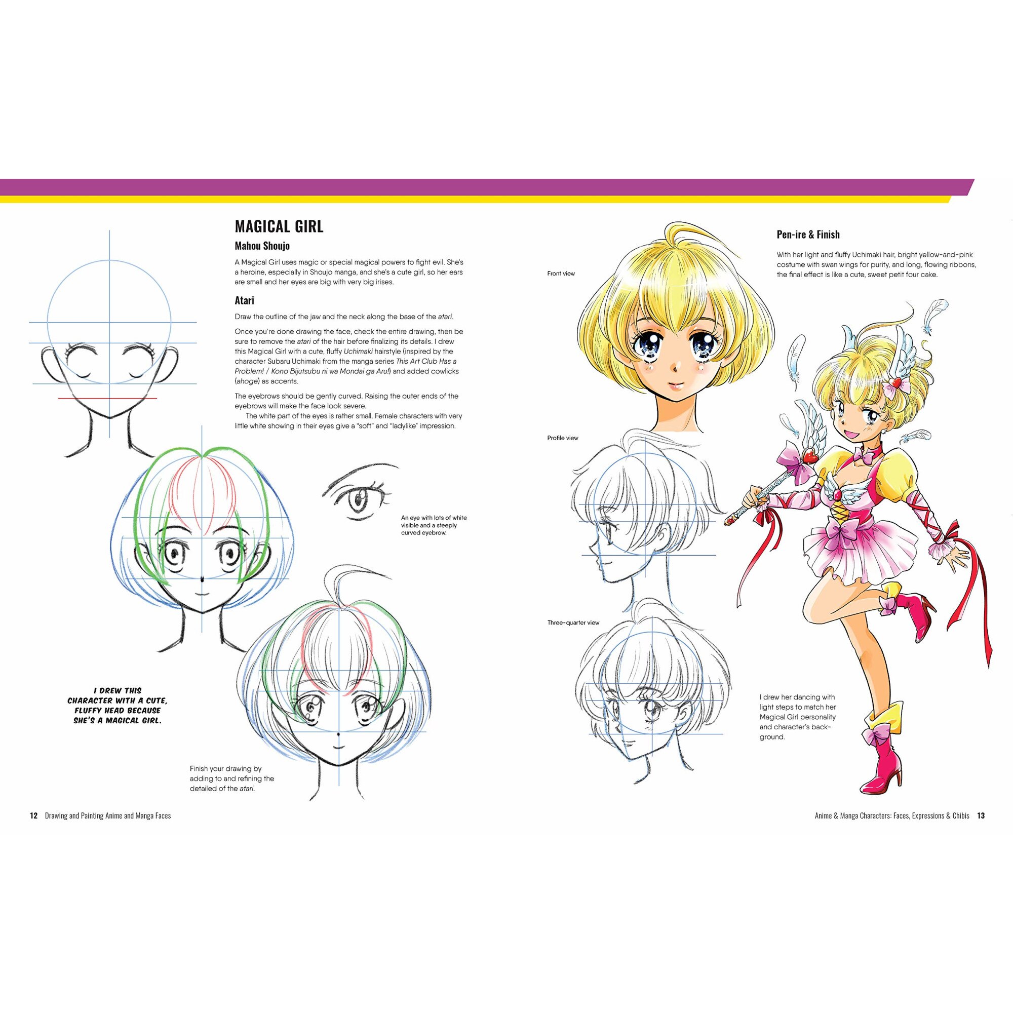 Drawing And Painting Anime And Manga Faces: Step-by-step Techniques For ...