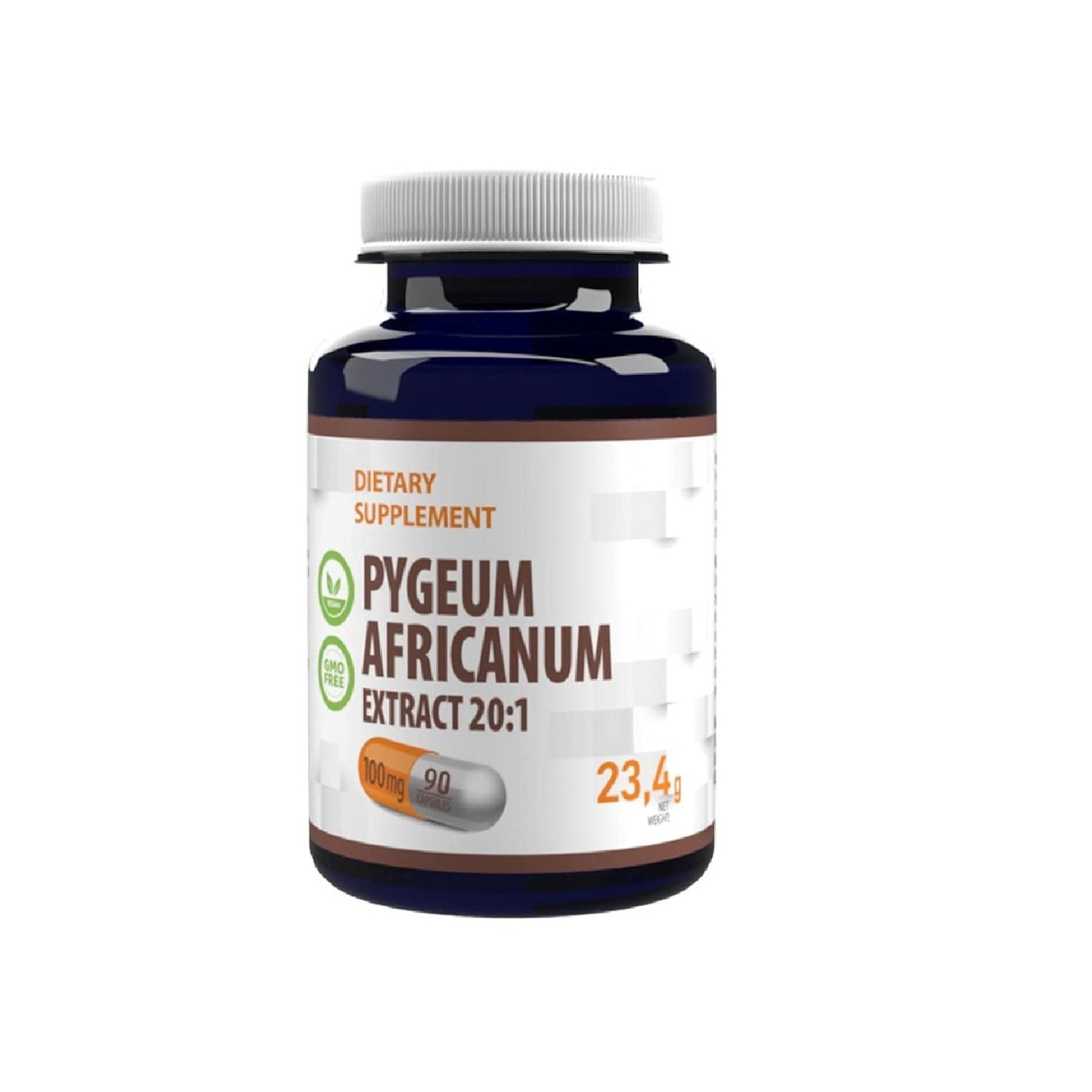 Pygeum Africanum 90 Capsule Vegane, 20000mg Echivalent 100mg of 20 to 1 ...