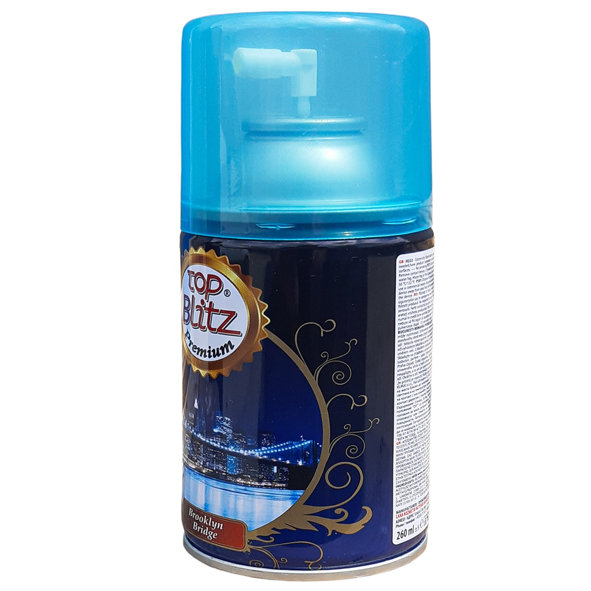 Резервен освежител за стая TOP BLITZ, 260 ml, аромат Brooklyn Bridge ...
