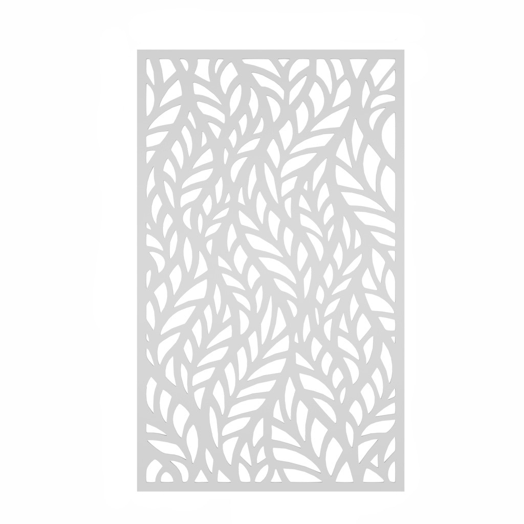 Panou separator decorativ din PVC alb, model 007, 2000x1210x15 mm - eMAG.ro