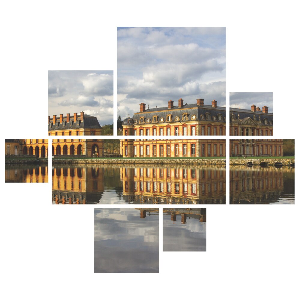 Tablouri compuse imprimate pe sticla, Chateau de Dampierre, 1300x1100mm ...