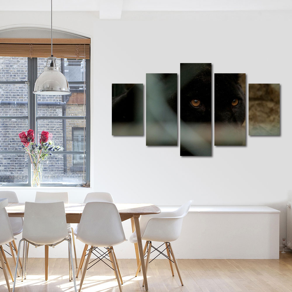 Set Tablouri Multicanvas 5 piese, Art Star, Privire patrunzatoare de ...