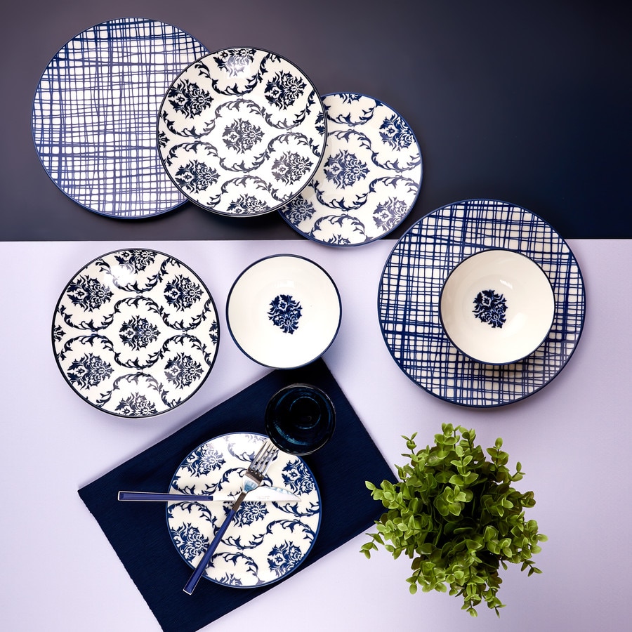 Set 24 de vase din portelan pentru 6 persoane Karaca, Portelan ...
