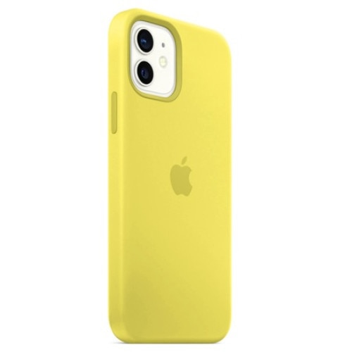 Силиконов Кейс Apple за iPhone 12 Mini, Yellow - eMAG.bg