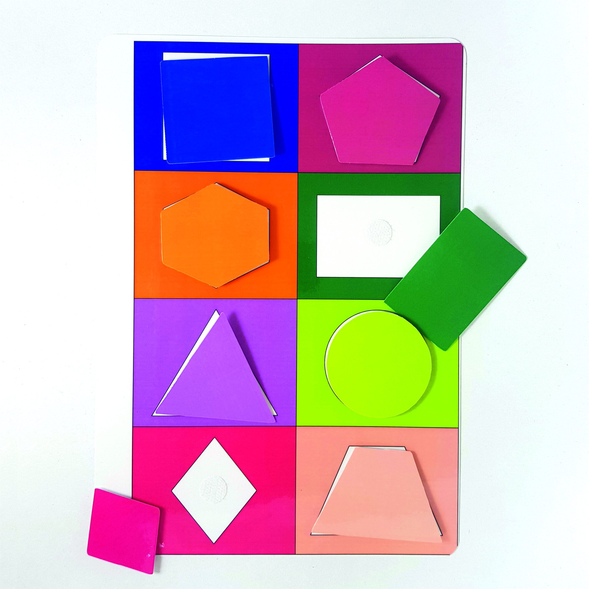 Plansa educativa - forme geometrice - eMAG.ro