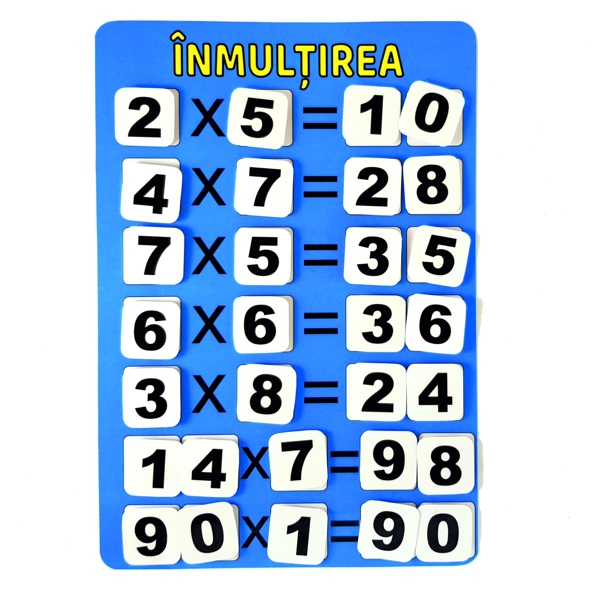 Plansa educativa - inmultirea - eMAG.ro