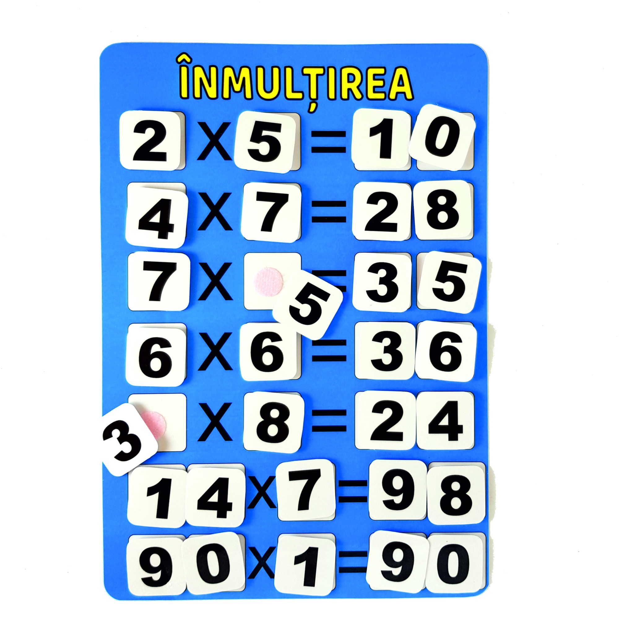 Plansa educativa - inmultirea - eMAG.ro