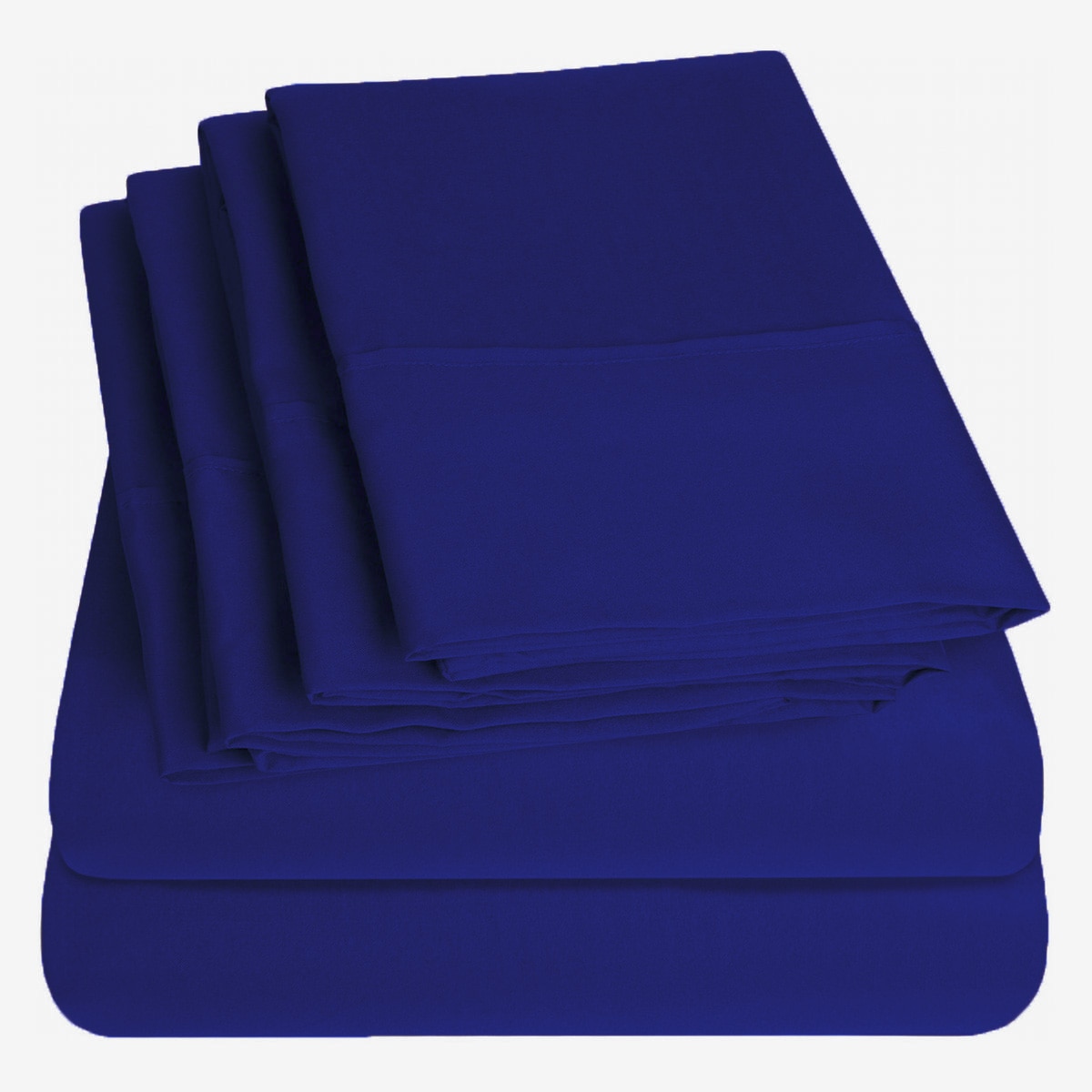 Set lenjerie 3 piese, Metru Patrat, de culoare bleumarin, albastru ...