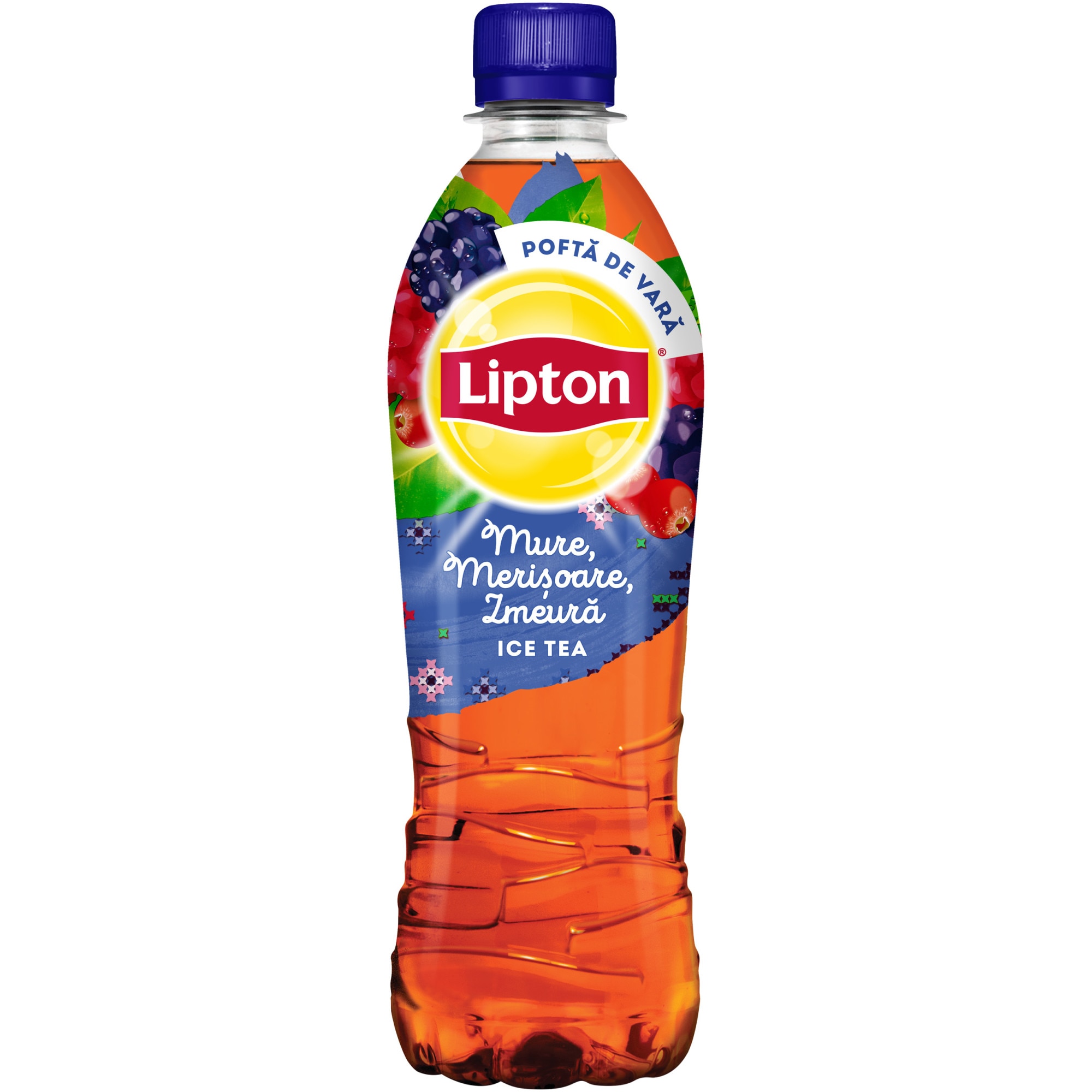 Lipton Ice Tea, mure, merisoare si zmeura, pet 0.5L - eMAG.ro