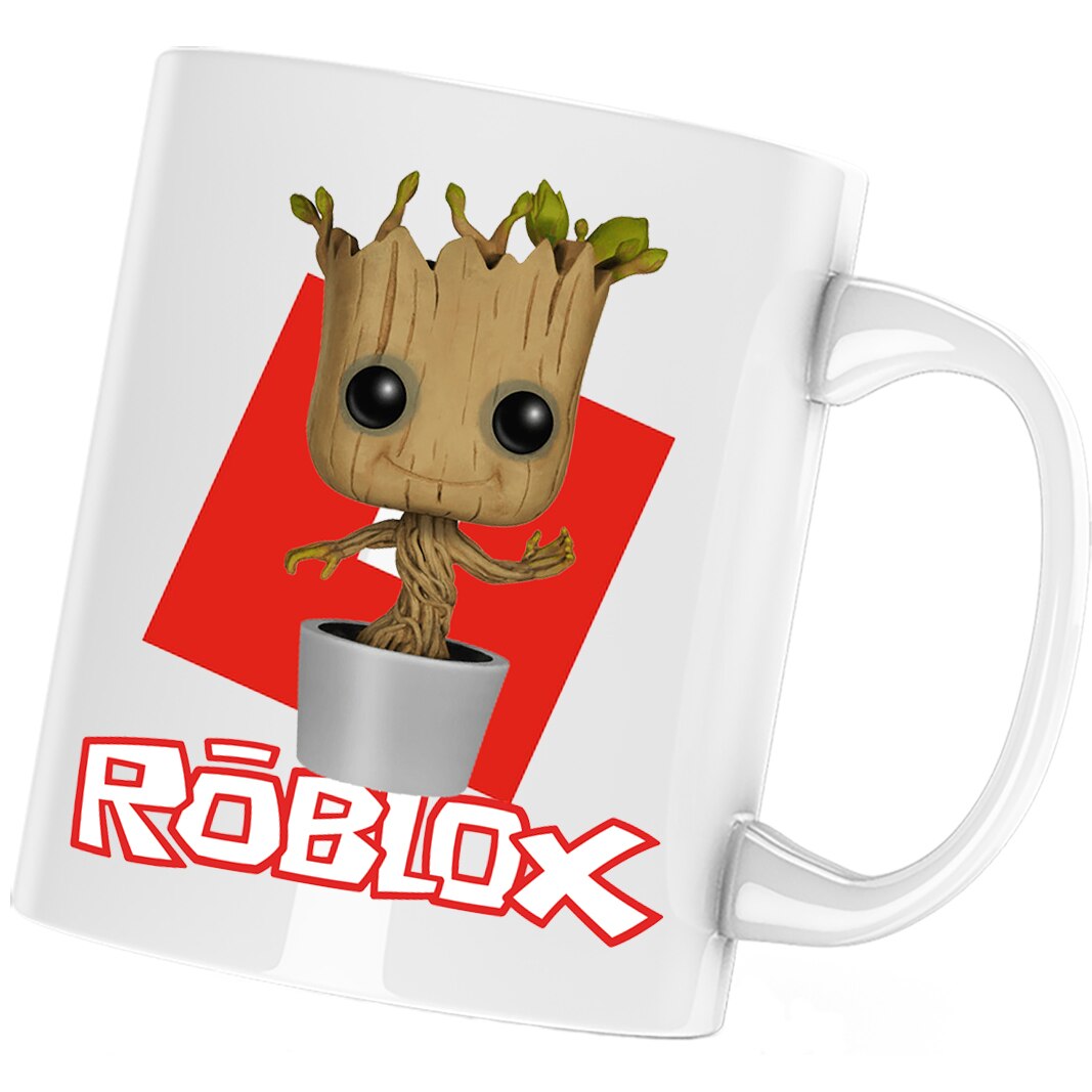 Cana Baby Groot Roblox Cute Tree Love, alba, 330 ml - eMAG.ro