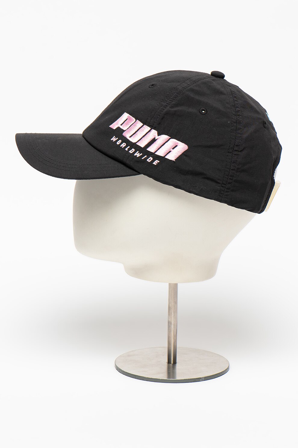 Puma, Sapca cu logo brodat Trailblazer, Negru/Roz - eMAG.ro