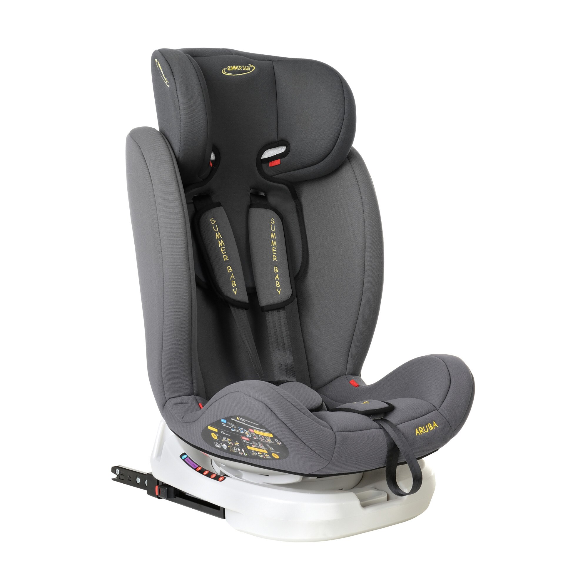 Scaun Auto pentru Copii, KinderVibe® Aruba Safe, 0-36 Kg, Rotire 360 ...