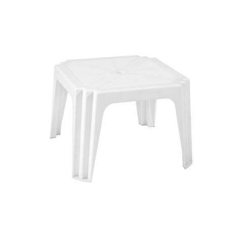 Плажна маса AQUA Napochim, Пластмаса, 64.5 x 64.5 x 44.0 cм, Бяла - eMAG.bg