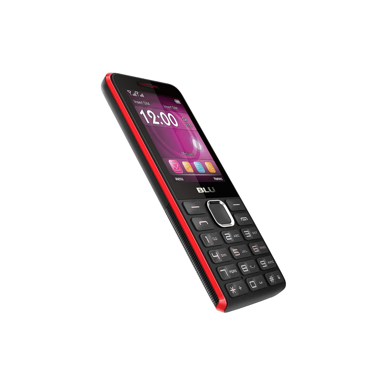 Telefon mobil BLU Tank II, Dual Sim, Black-Red - eMAG.ro