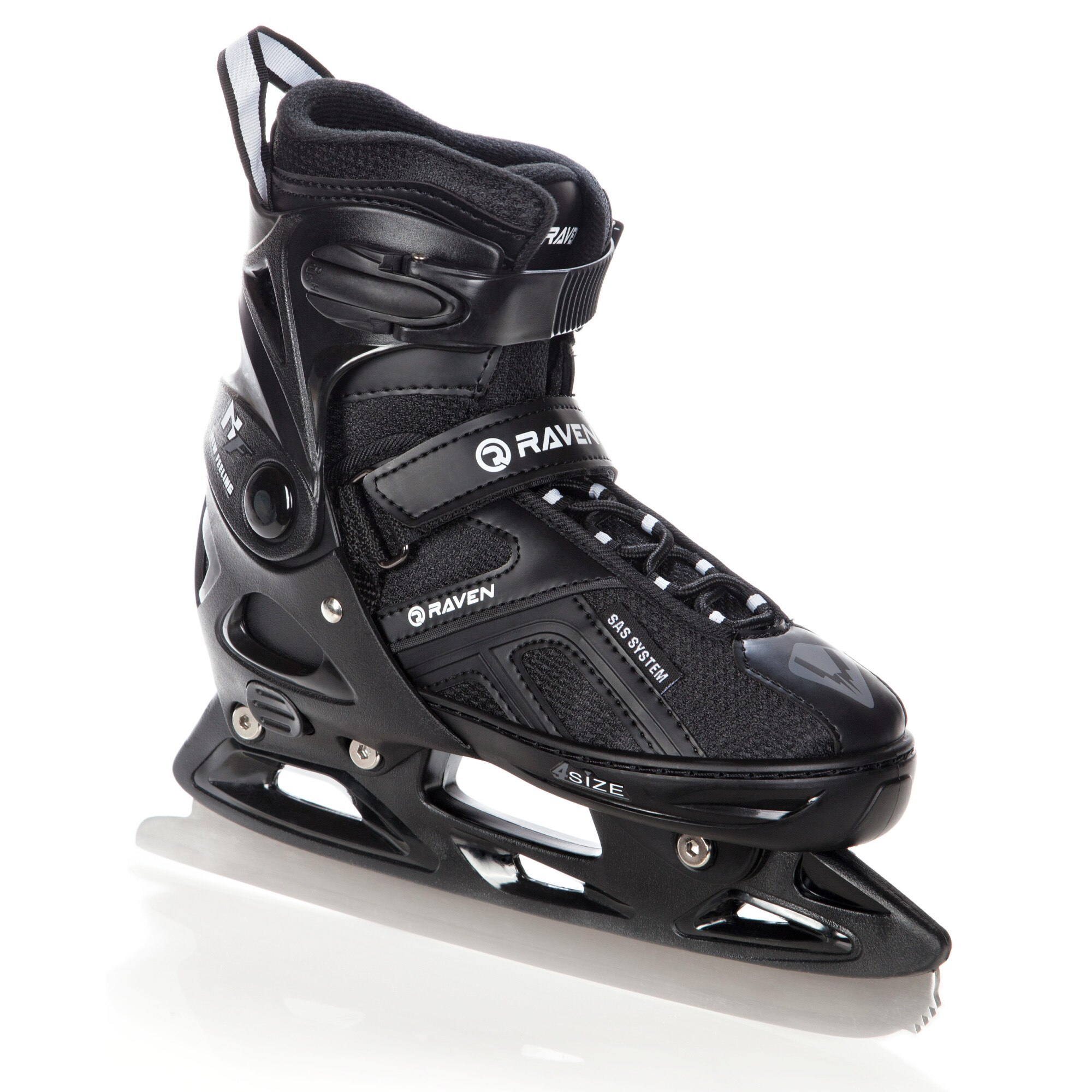 Patine/Role 2in1 Reglabile Raven Pulse, Negru, L(40-43) - eMAG.ro