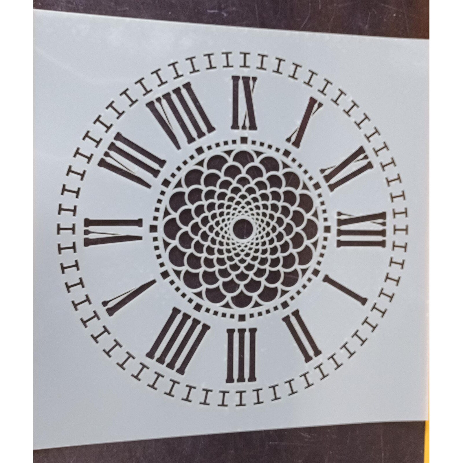 Set 4 Sabloane Refolosibile Ceasuri, dimensiune 59x59cm / sablon - SP96 ...