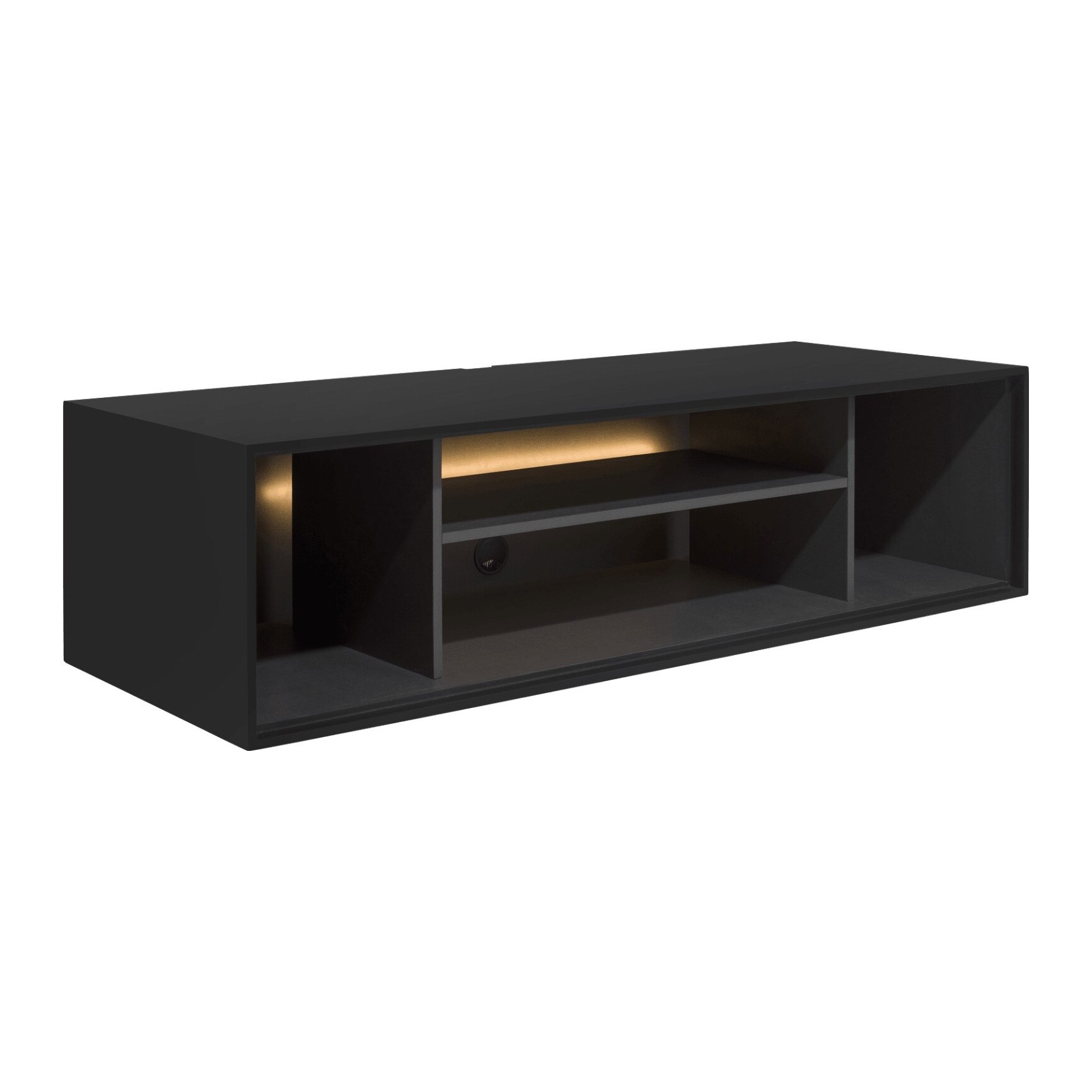 Modul Living Box D Elements, CESIMEX, 1200x450x310, Negru - eMAG.ro