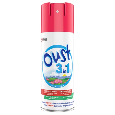 Dezinfectant pentru suprafete dure si delicate Oust 3in1, Fresh Garden ...