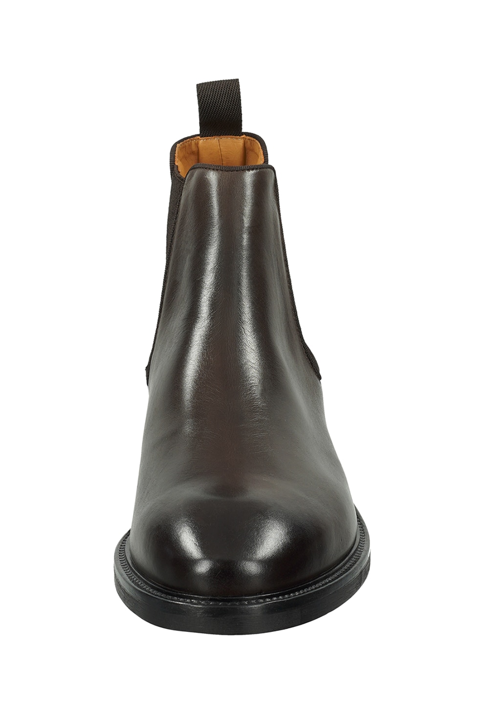 Gant, Chelsea bőrcsizma logós részletekkel, Sötétbarna, 45 - eMAG.hu
