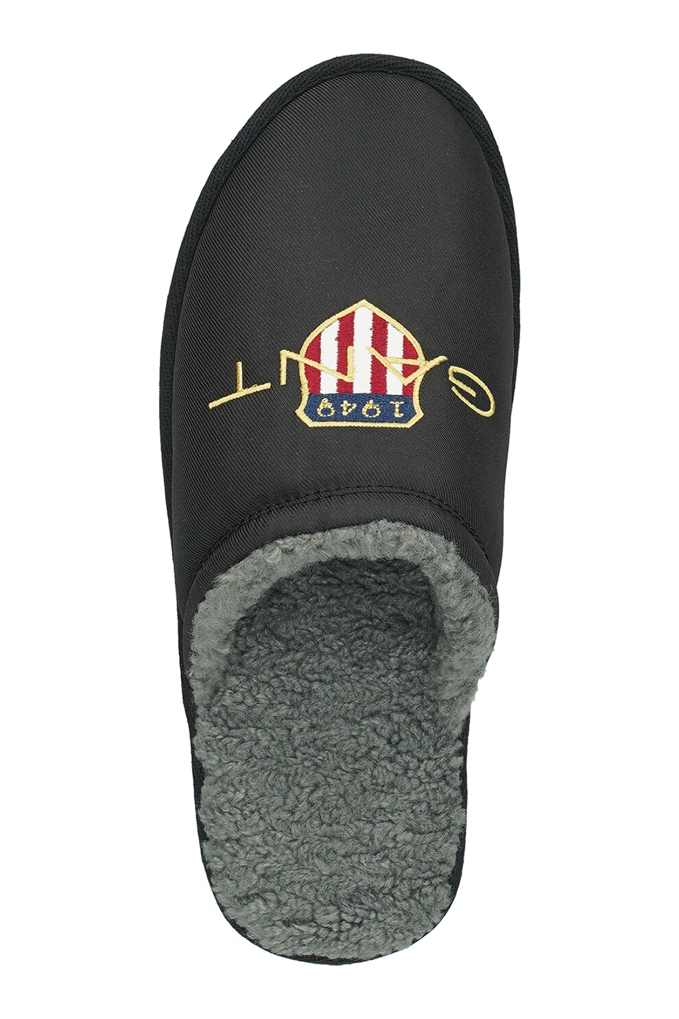 Gant, Домашни пантофи с лого, Черен, 44 - eMAG.bg