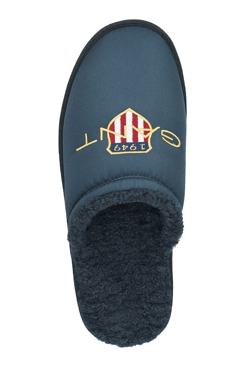 Gant, Papuci cu logo brodat, Bleumarin, 41 - eMAG.ro