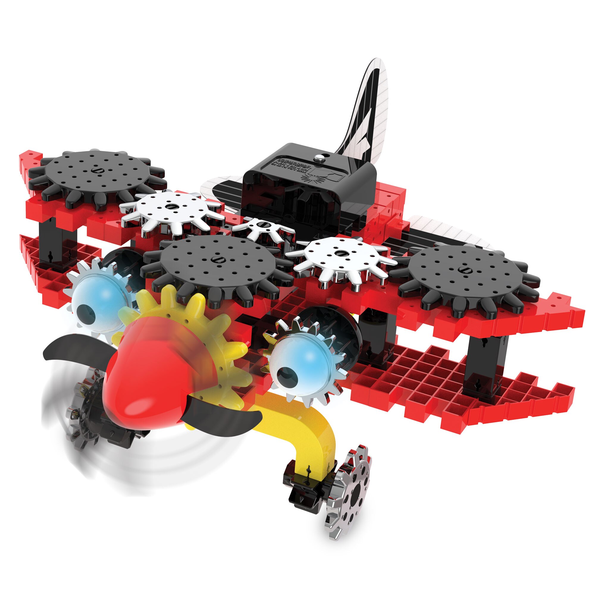 Set de constructie The Learning Journey - Techno Gears, Biplan, 80 ...