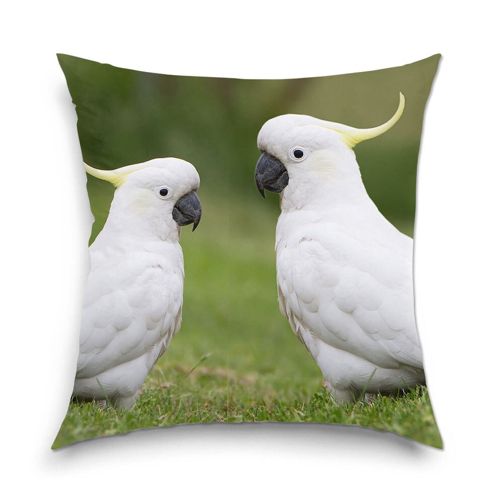 Dekoratív párna Art Star, Papagájpár, Állatok, Modern lakberendezési ...