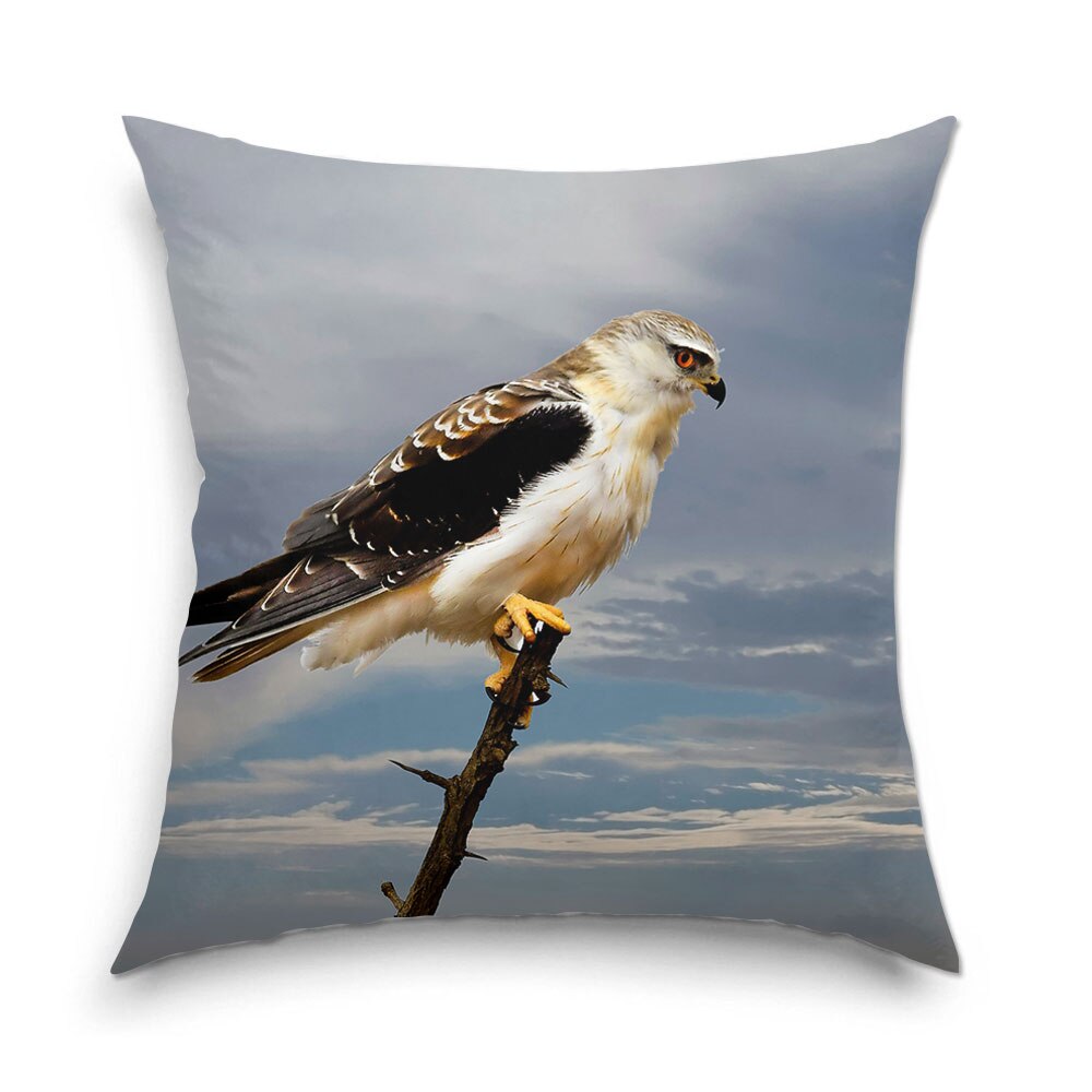 Dekoratív párna Art Star, Ragadozó madarak felülről lesve a zsákmányt ...