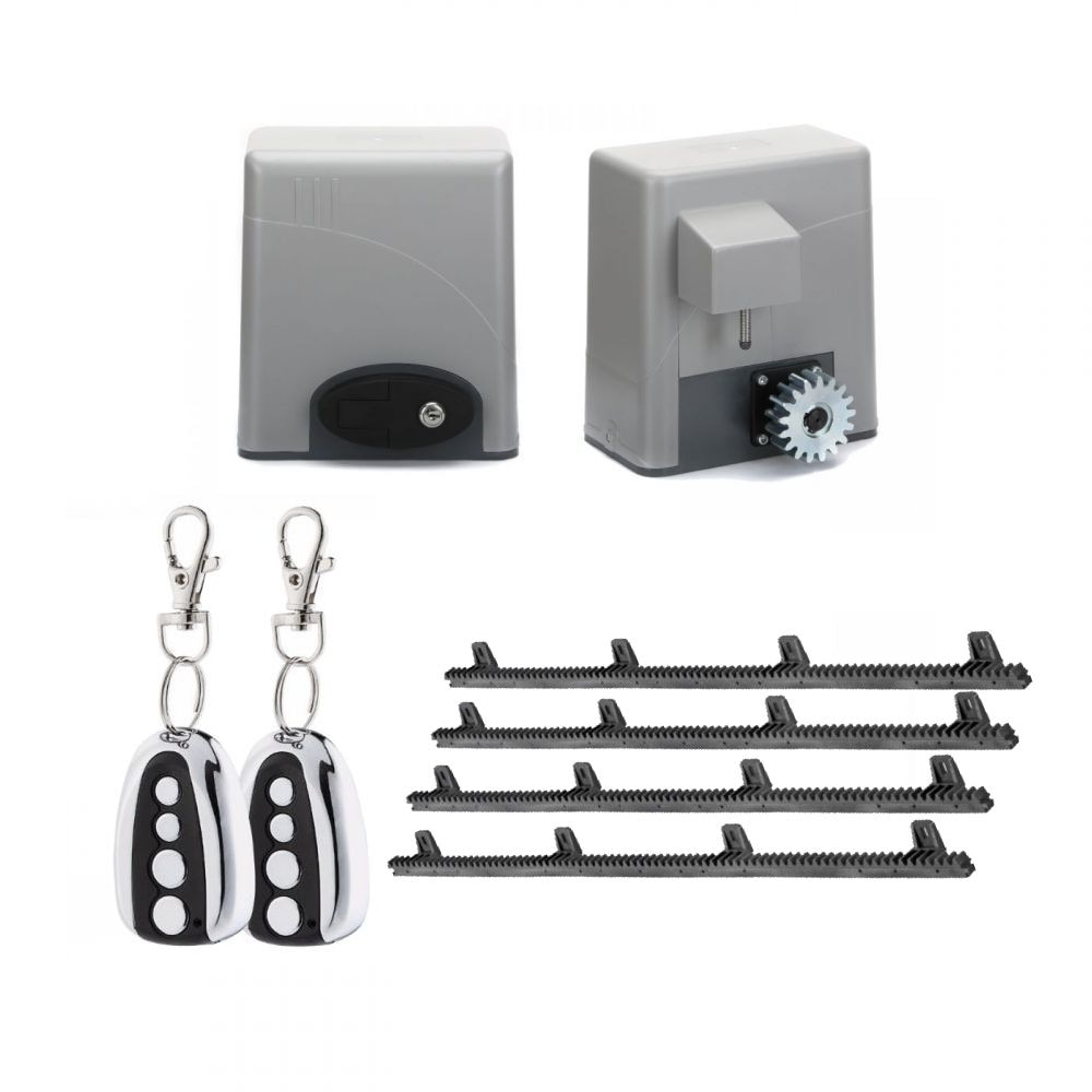 Kit automatizare porti culisanta, greutate maxima 600Kg, 4m cremaliera ...