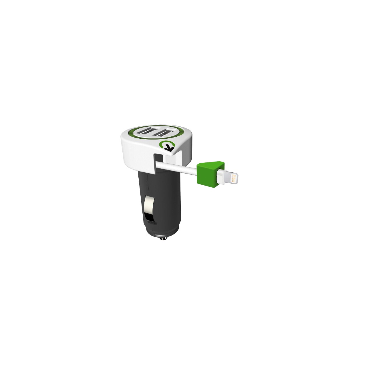Адаптер за пътуване Q2 Power Triple Usb Car Charger Lightning Connector
