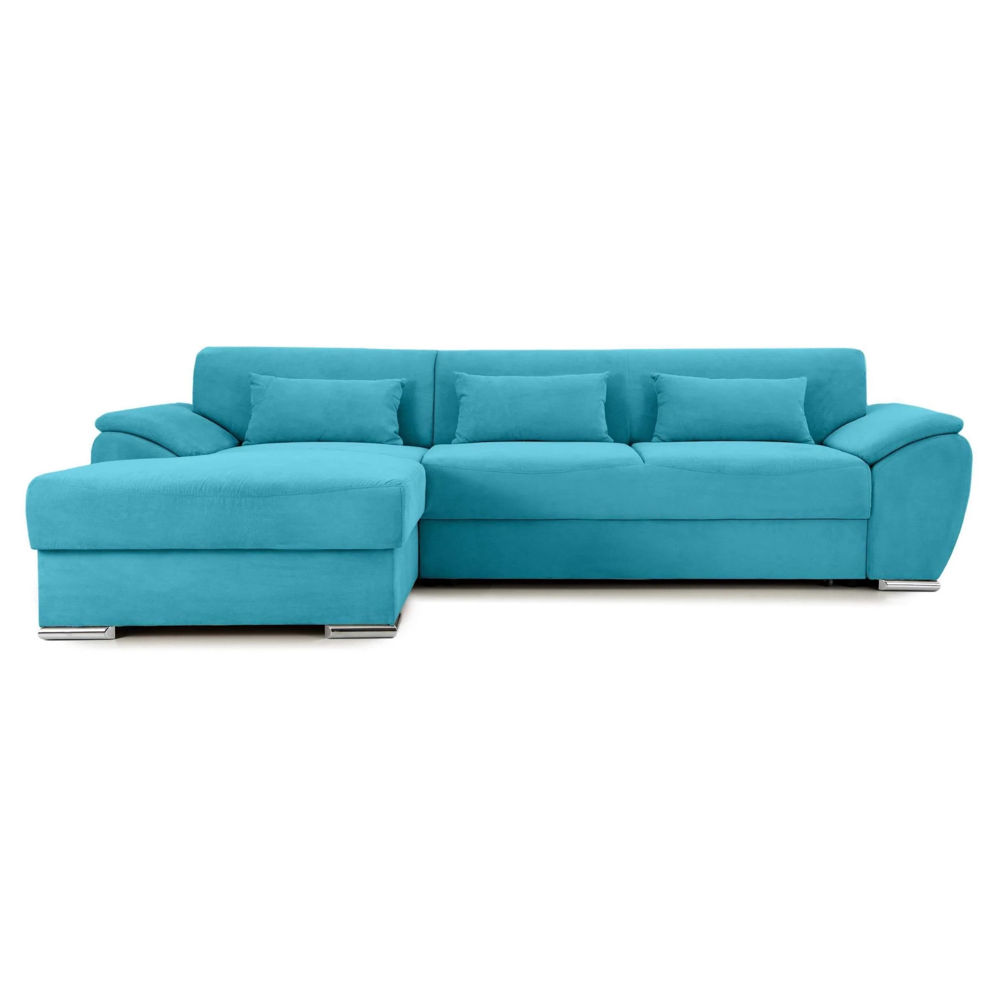 Coltar Extensibil PICASSO, 300x170x80 cm, cu Lada de Depozitare, Arcuri ...