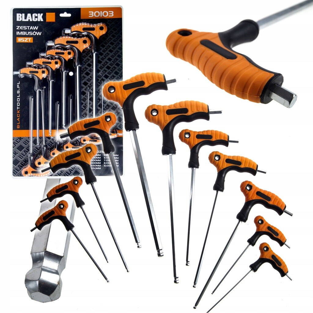 Set chei imbusuri 2-10mm 11 bucati BlackTools csm1048 - eMAG.ro