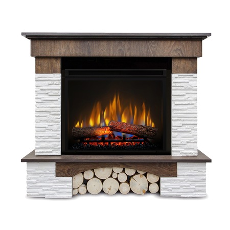 Semineu electric Porto Nuc cu focar electric 3D Dimplex Optiflame FDX ...