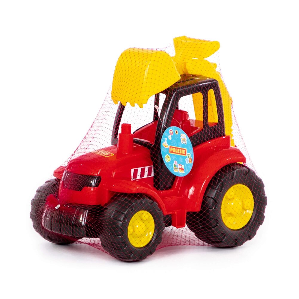 Tractor Polesie - Champion, rosu, 36 x 22 x 31 cm - eMAG.ro