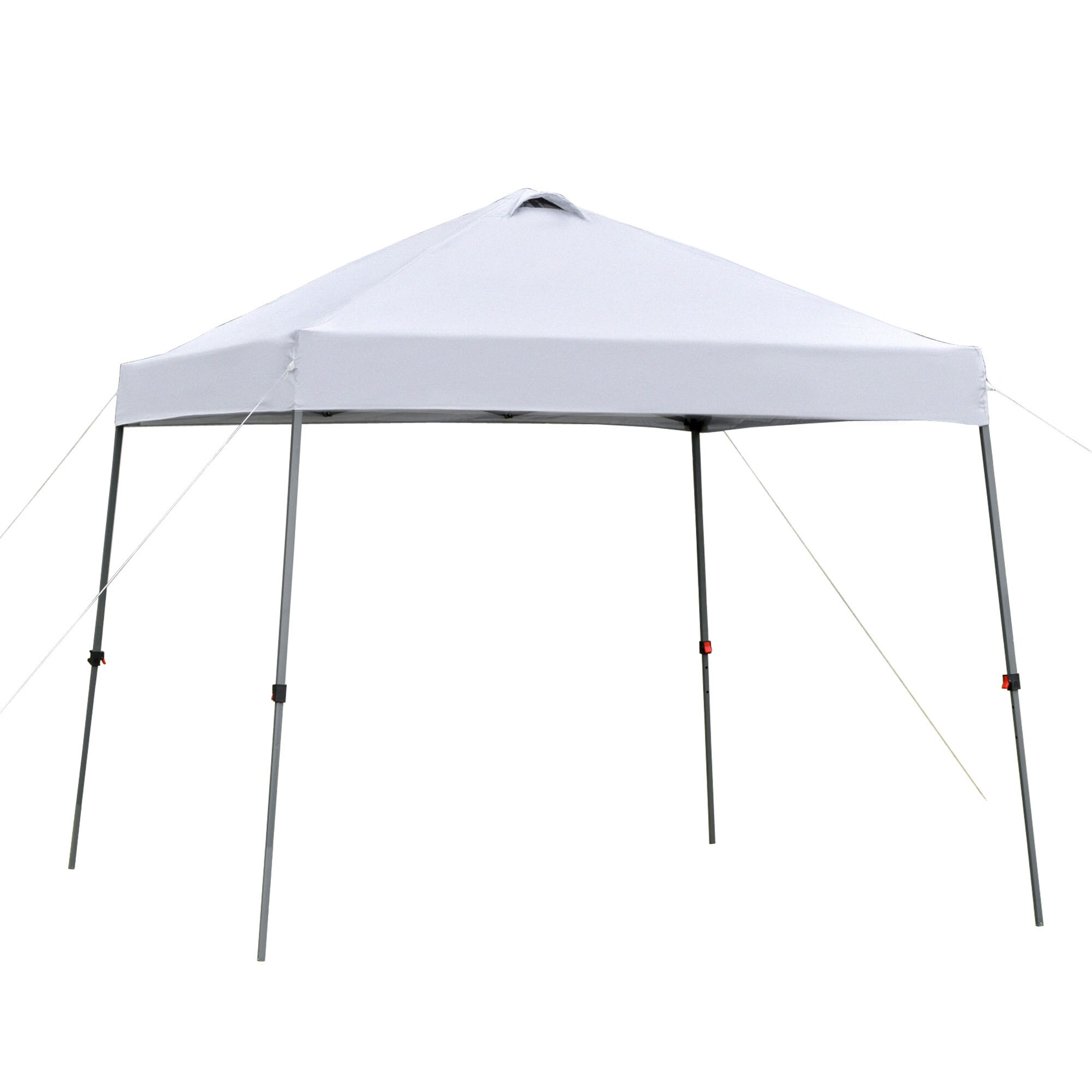 Cort pavilion pentru gradina Outsunny, Pliabil, 3x3m, Alb - eMAG.ro