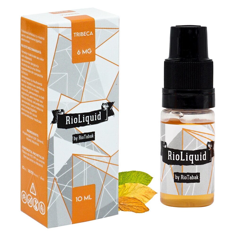 Lichid Tigara Electronica RioLiquid Tribeca, 10 ml, 6 mg/ml nicotina ...